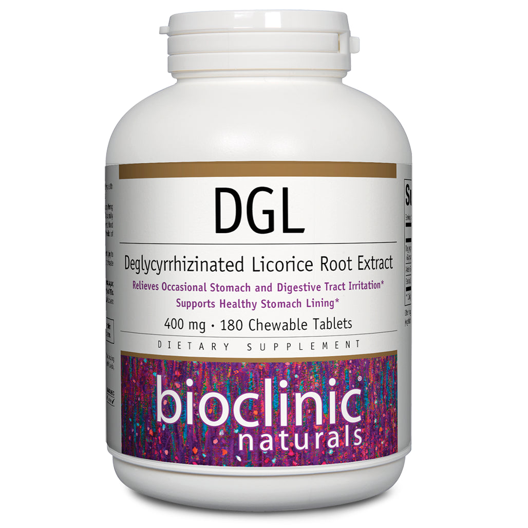 Bioclinic Naturals Dgl 400Mg - 180 Tabs (Chewable) | Nutriessential