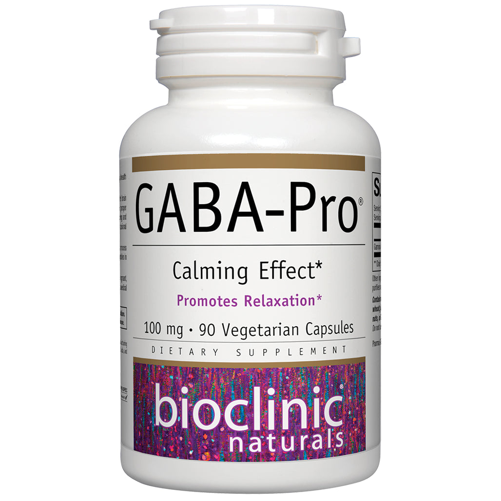 Bioclinic Naturals Gaba-Pro 100Mg Natural - 90 Vegcaps | Nutriessential