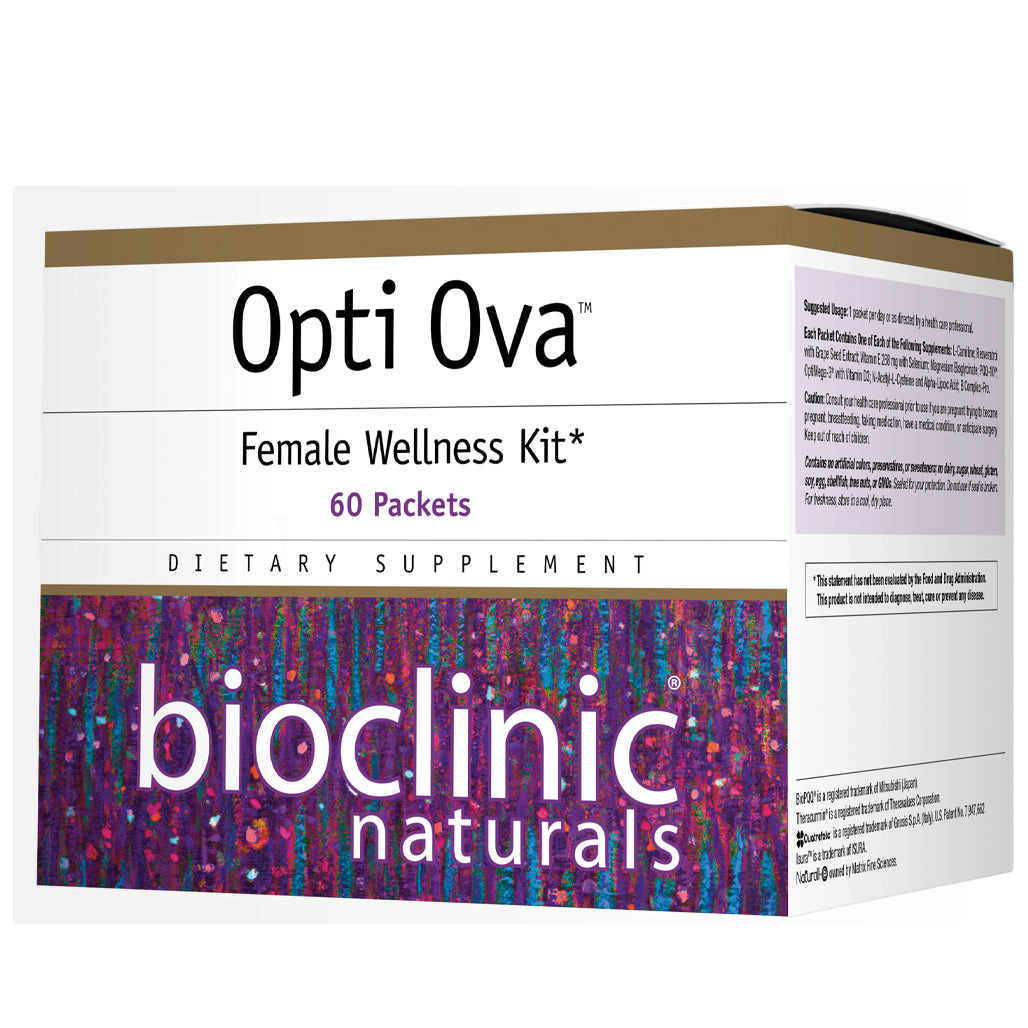 Bioclinic Naturals Opti Ova Female Wellness Kit - 60 Packets ...