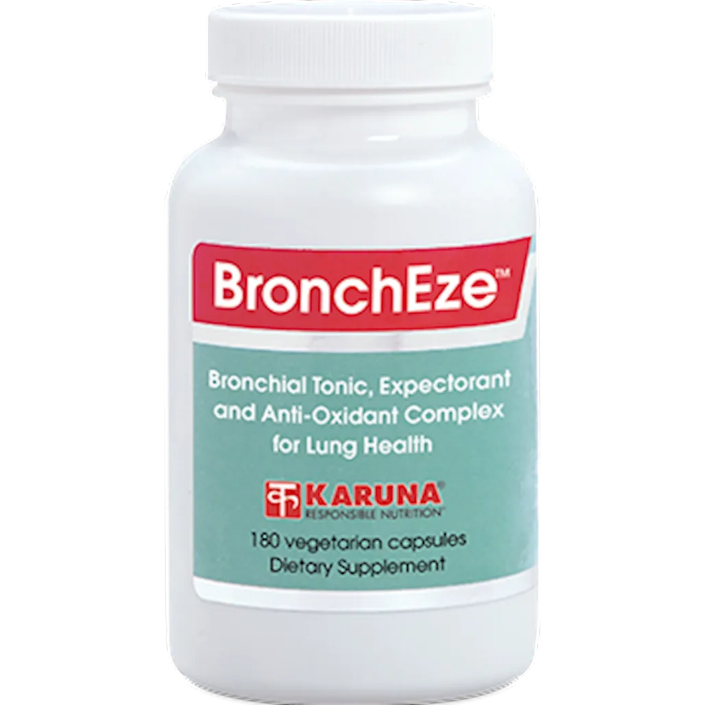 Shop Now BronchEze, 180 Capsules | Oxidative Stress | Karuna