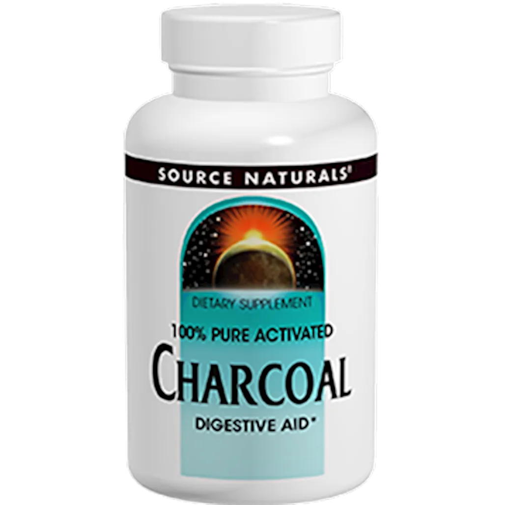 Source Naturals Charcoal - 100 Caps | Nutriessential