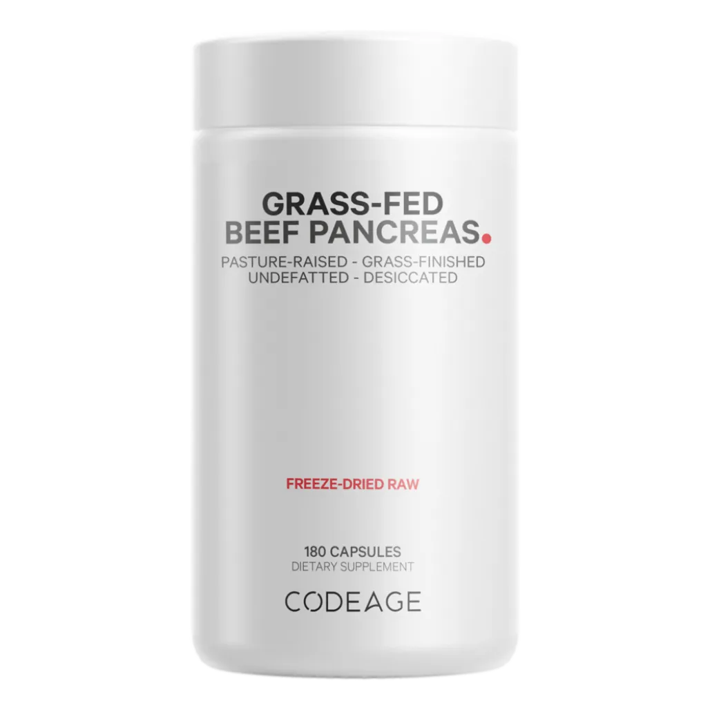 CodeAge Beef Pancreas - 180 caps | Nutriessential- Nutries
