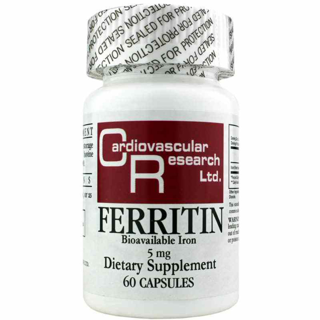 Ecological Formulas Ferritin 5 mg - 60 caps | Nutriessential