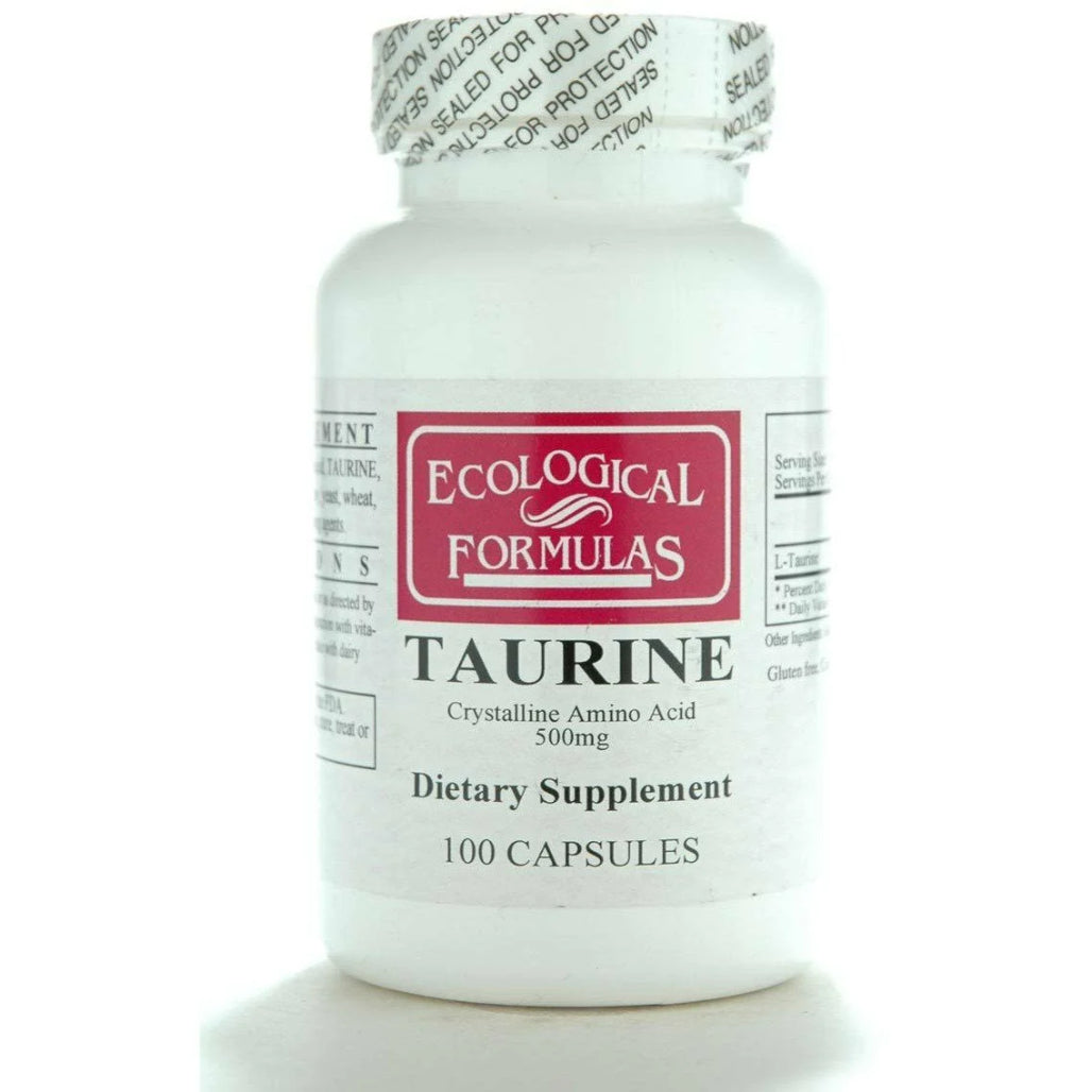 Ecological Formulas L-Taurine 500 mg - 100 caps | Nutriessential