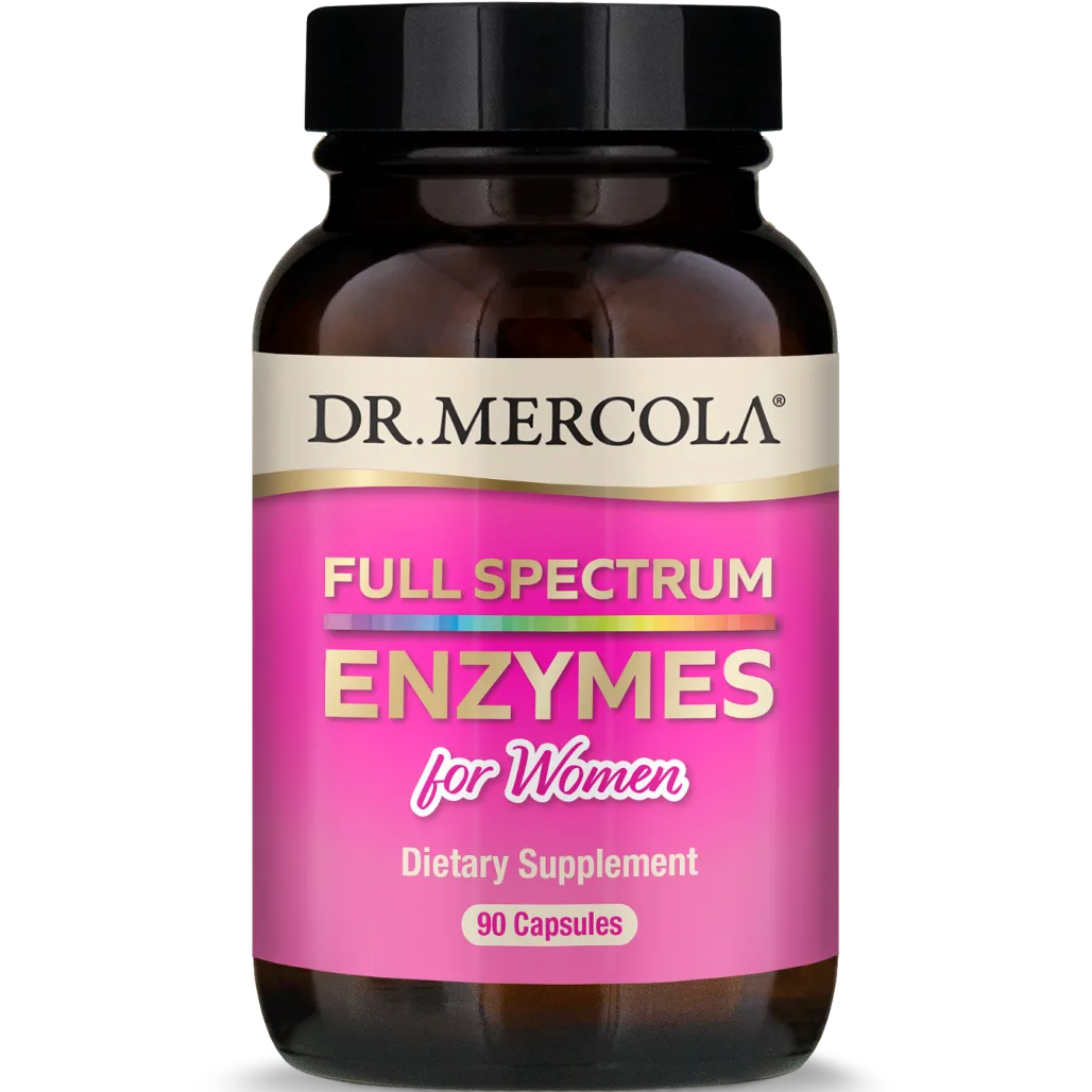 Full Spectrum Enzymes for Women 90 Capsules - Dr. Mercola