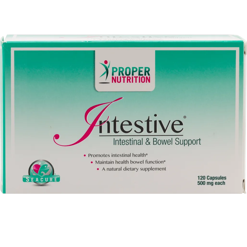 Buy Intestive 500mg - 120 Capsules - Proper Nutrition