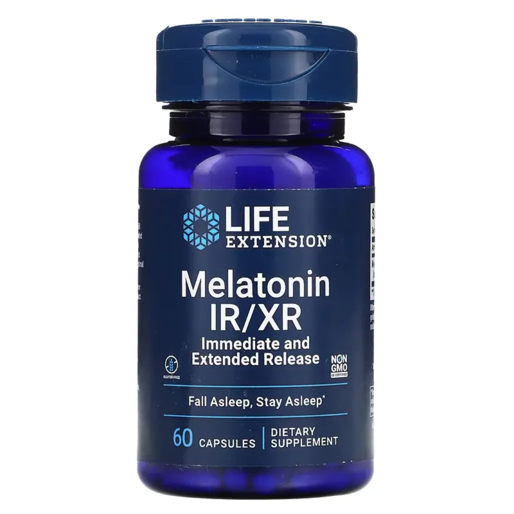 Life Extension Melatonin IR / XR 1.5mg 60 Caps | Nutriessential