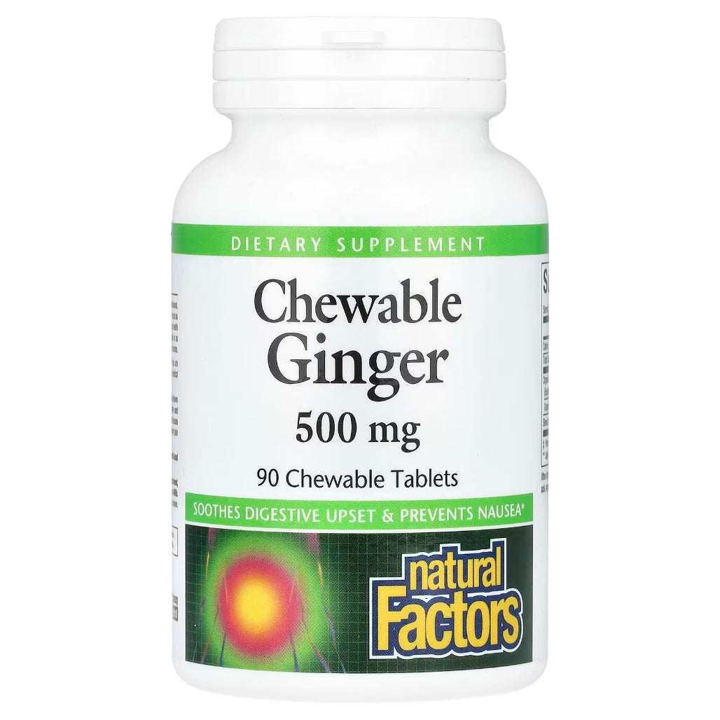 Chewable Ginger - 90 Chewable Tablets - Natural factors