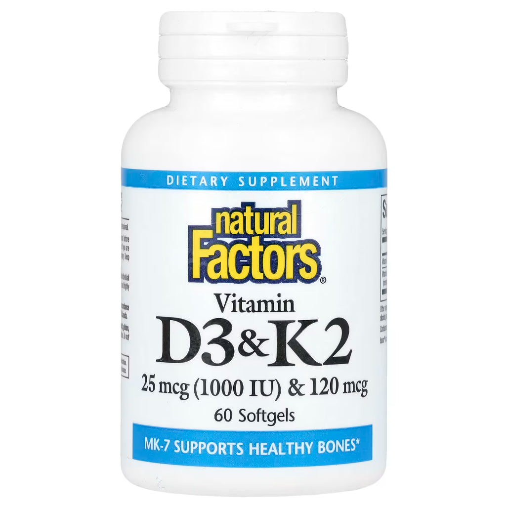 Shop for Vitamin D3 & K2 - 60 Softgels - Natural Factors