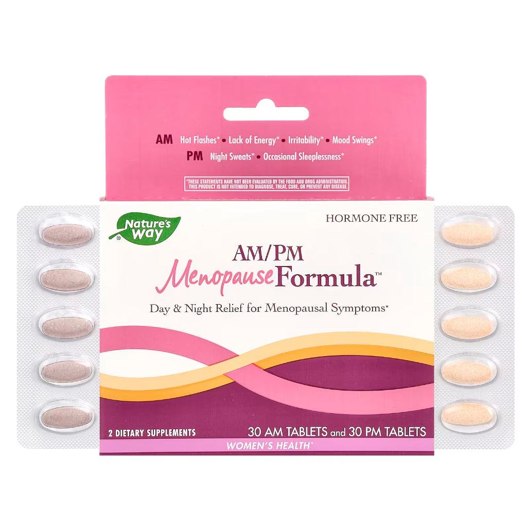 Natures Way Am/Pm Menopause Formula 60 Tabs | Nutriessential