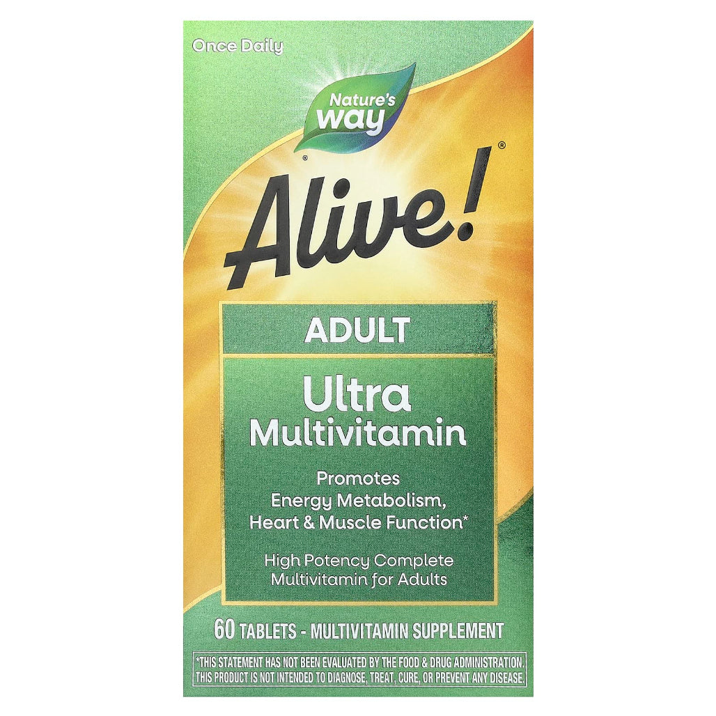 Alive Adult Ultra Potency Complete Multivitamin - Once Daily