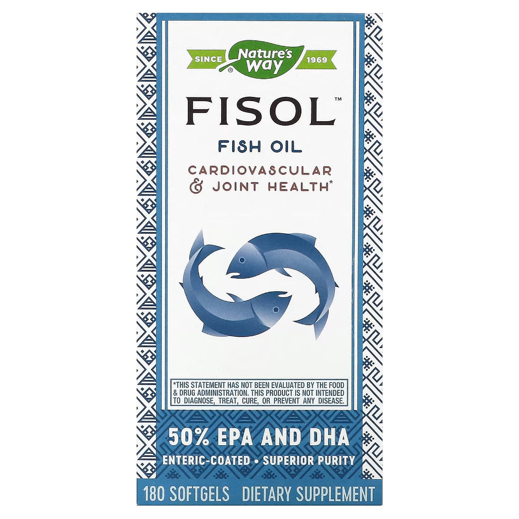 Natures Way Fisol 500 Mg 180 Softgels | Nutriessential