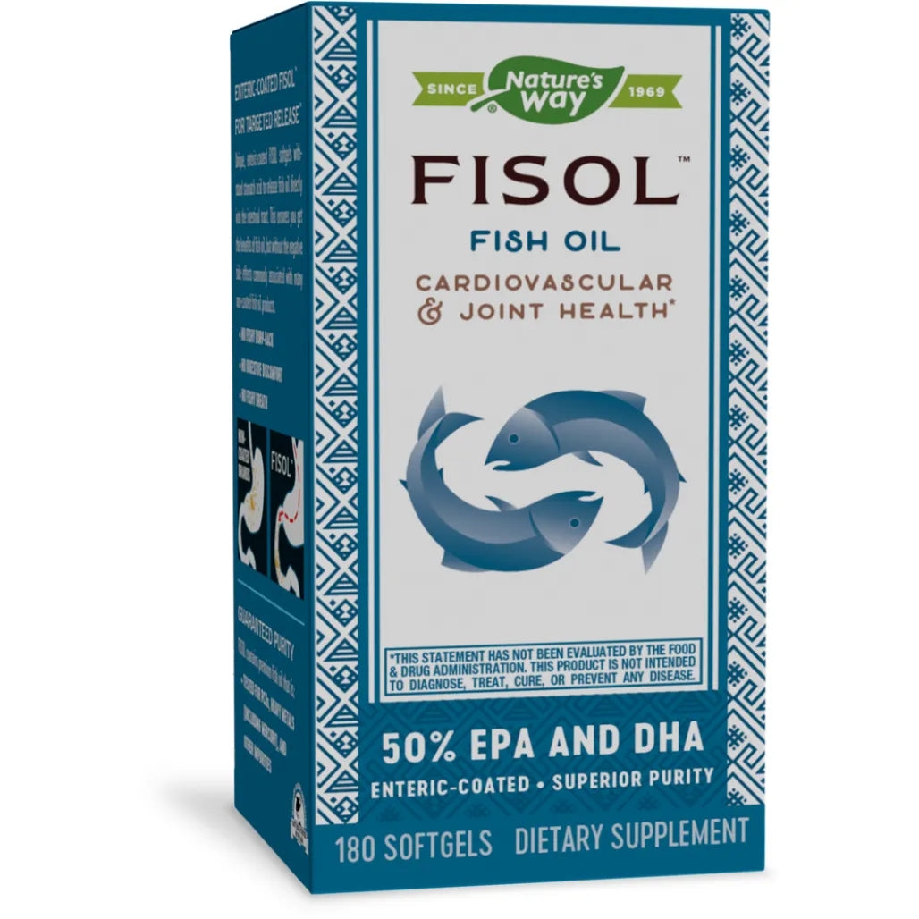 Natures Way Fisol 500 Mg 180 Softgels | Nutriessential