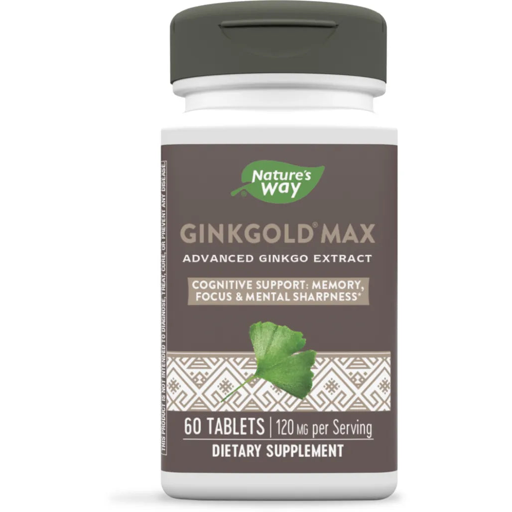 Natures Way Ginkgold Max 120 Mg 60 Tabs | Nutriessential