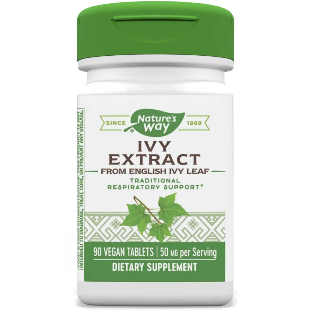 Natures Way Ivy Extract 90 Tabs | Nutriessential