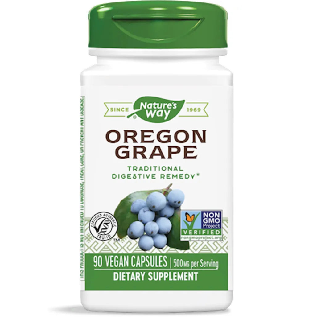 Natures Way Oregon Grape Root 90 Caps | Nutriessential