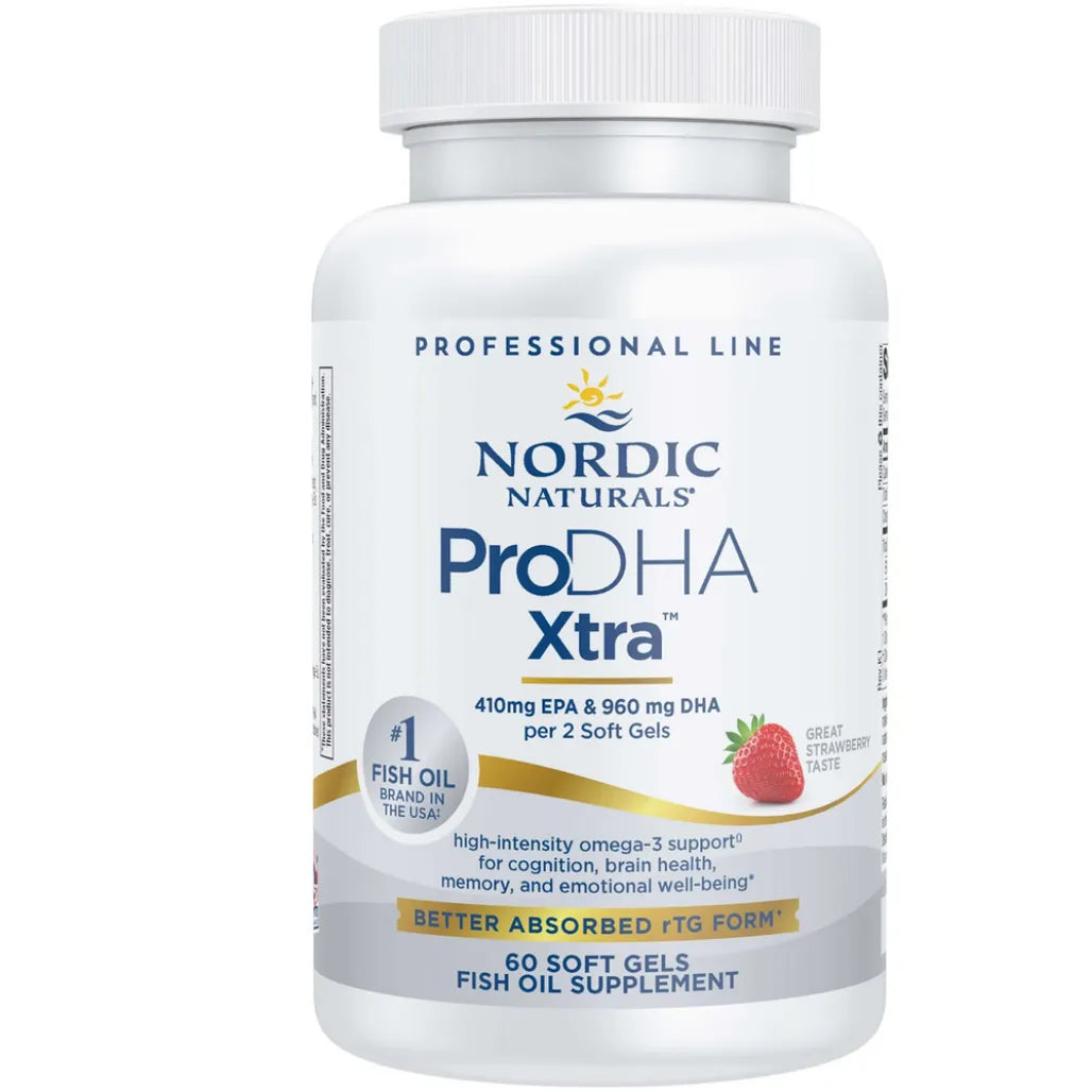 Nordic Naturals ProDHA 1000 Strawberry, 120 Softgels | Nutriessential