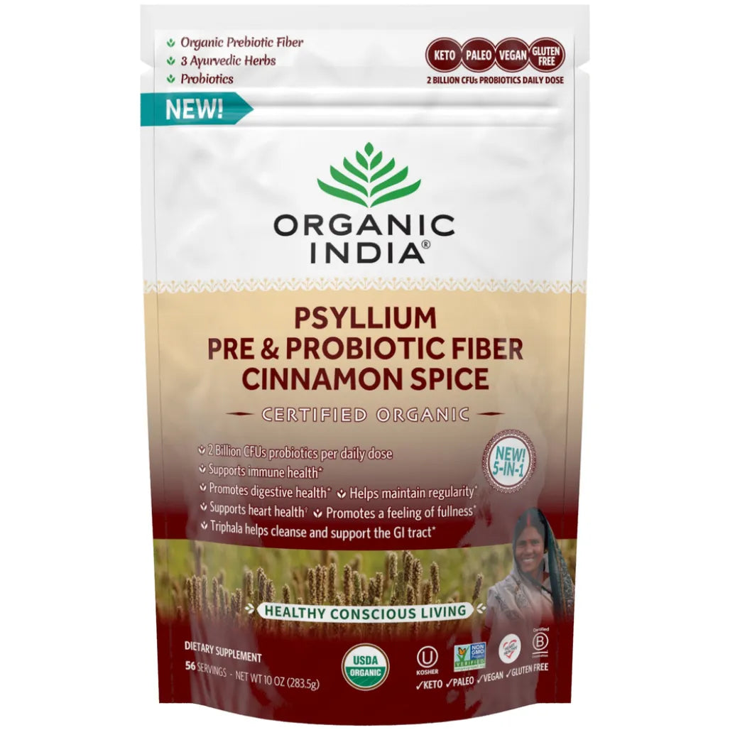 Psyllium Pre & Probiotic Fiber Cinnamon Spice