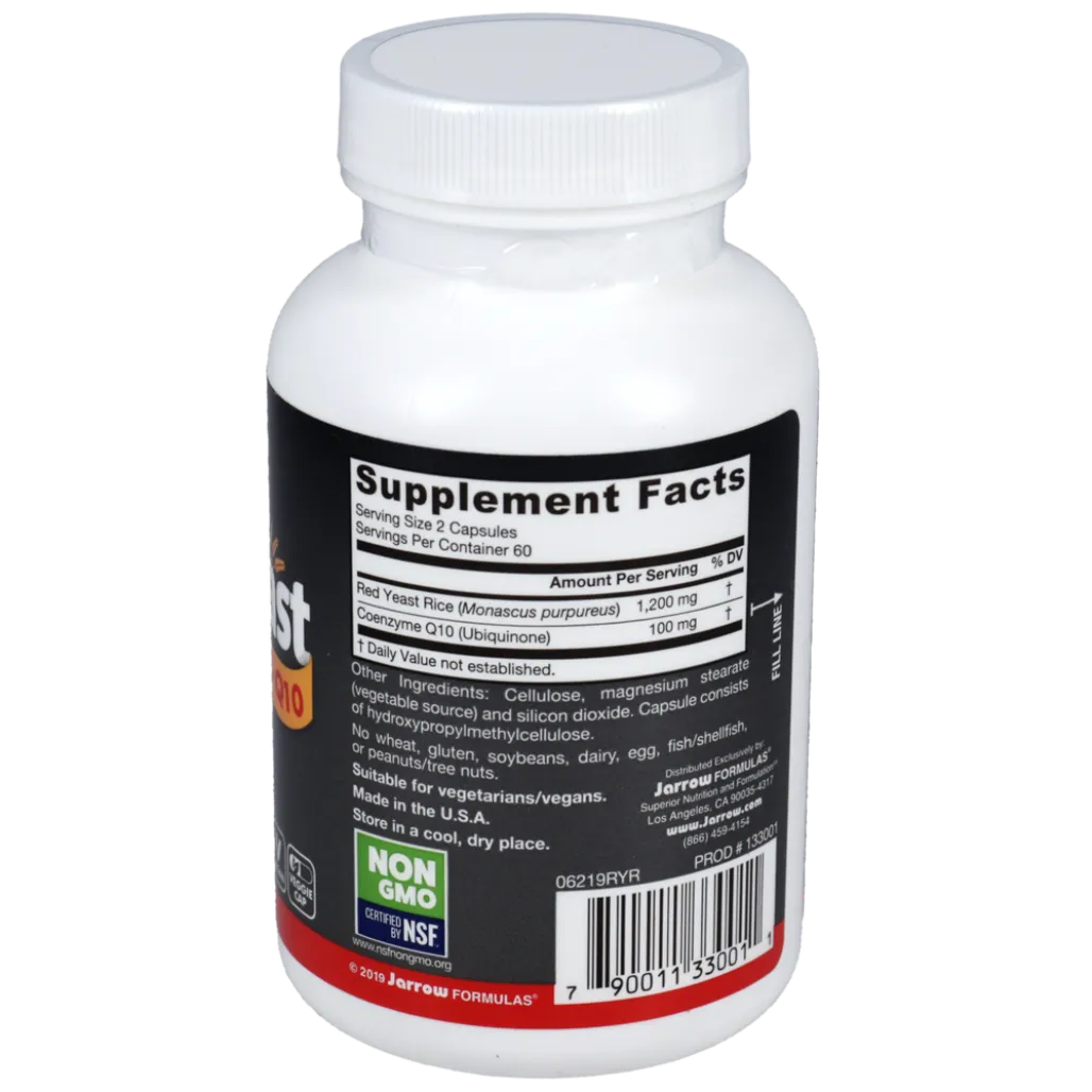 Red Yeast Rice + CoQ10 600mg- Nutriessential.com