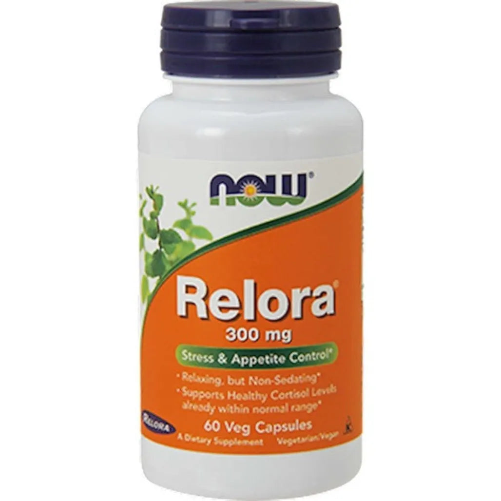 Relora 300 mg, 60 Veg Capsules - Now | Nutriessential