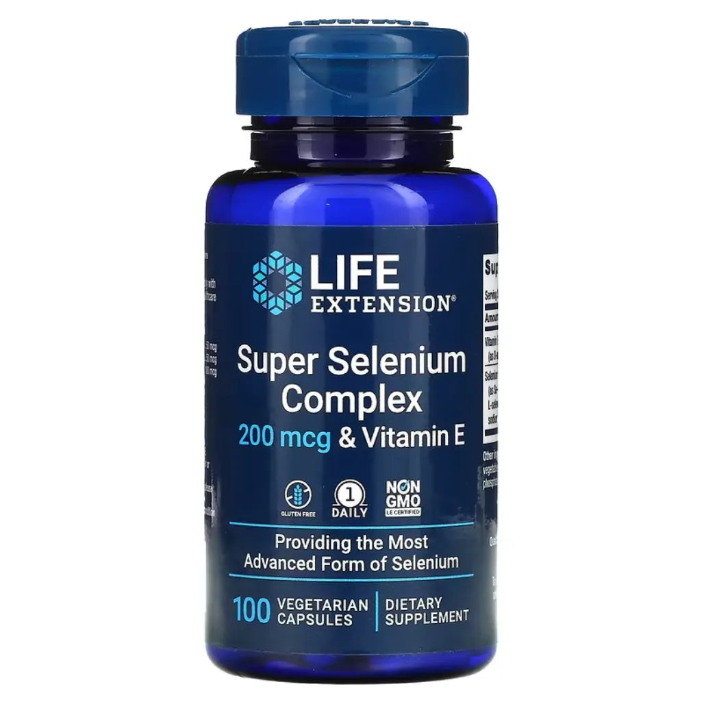 Life Extension Super Selenium Complex Vitamin E - 100 Caps