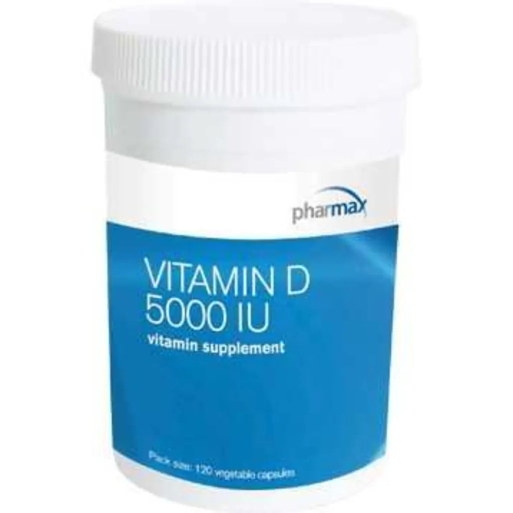 Pharmax Vitamin D 5000 IU - 120 Capsules | Nutriessential