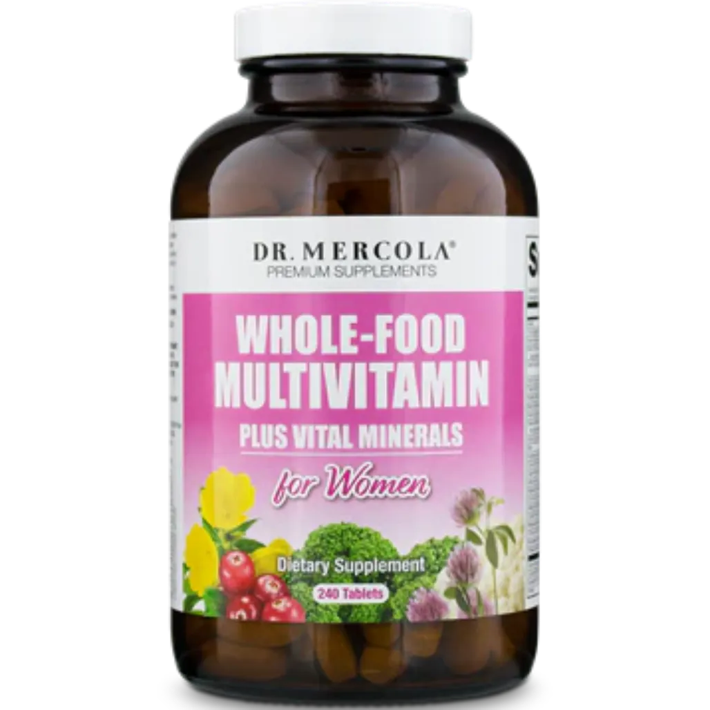 Dr. Mercola Whole Food Multi Vit Plus Women 240 Tabs | Nutriessential