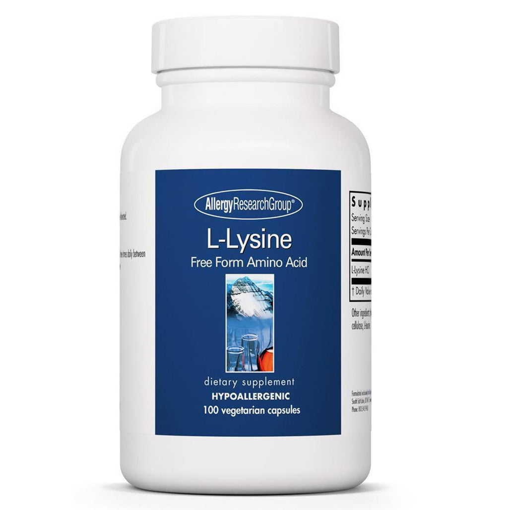 Allergy Research L-Lysine - 100 Caps | Nutriessential