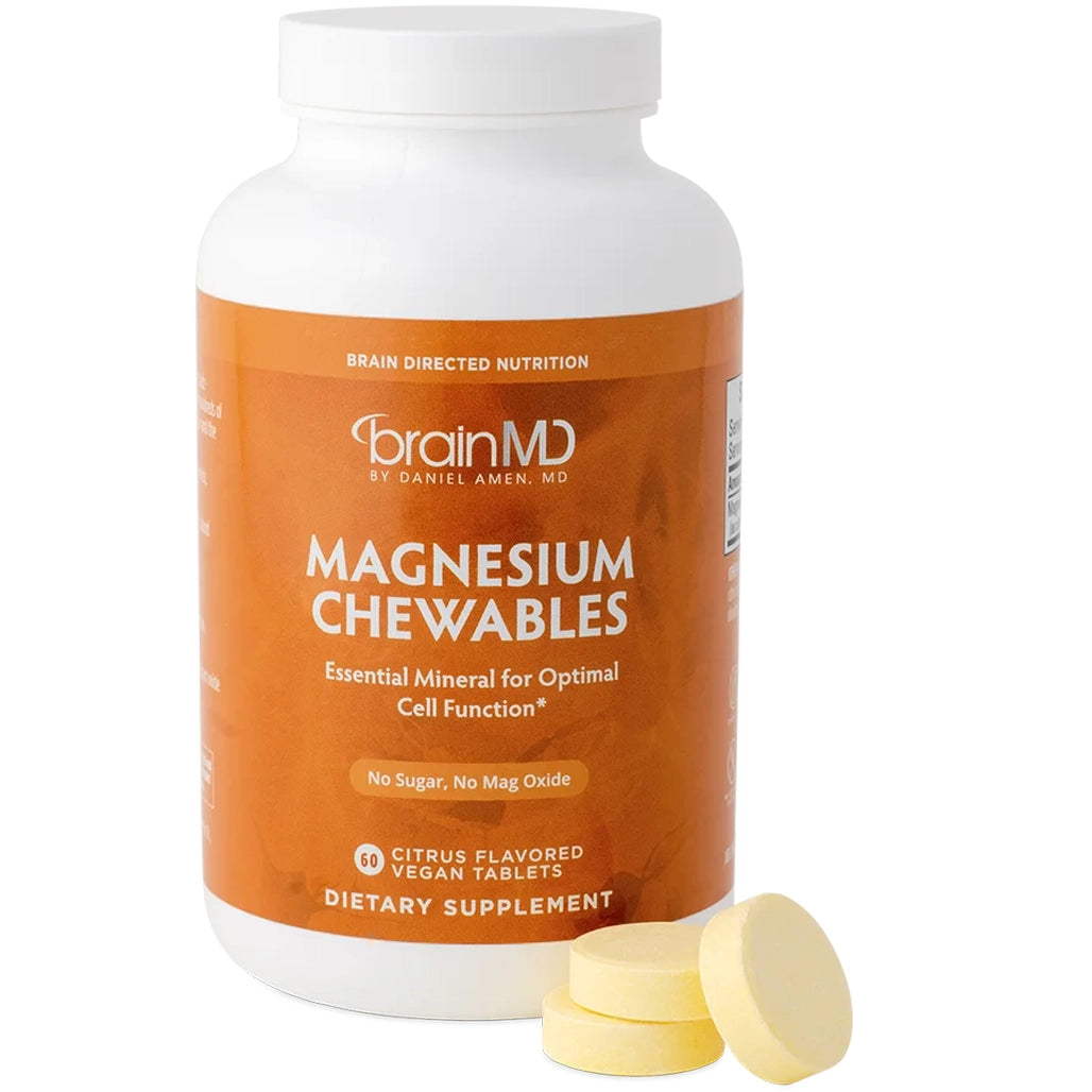 Brain MD Magnesium Chewables - 60 Tabs | Nutriessential