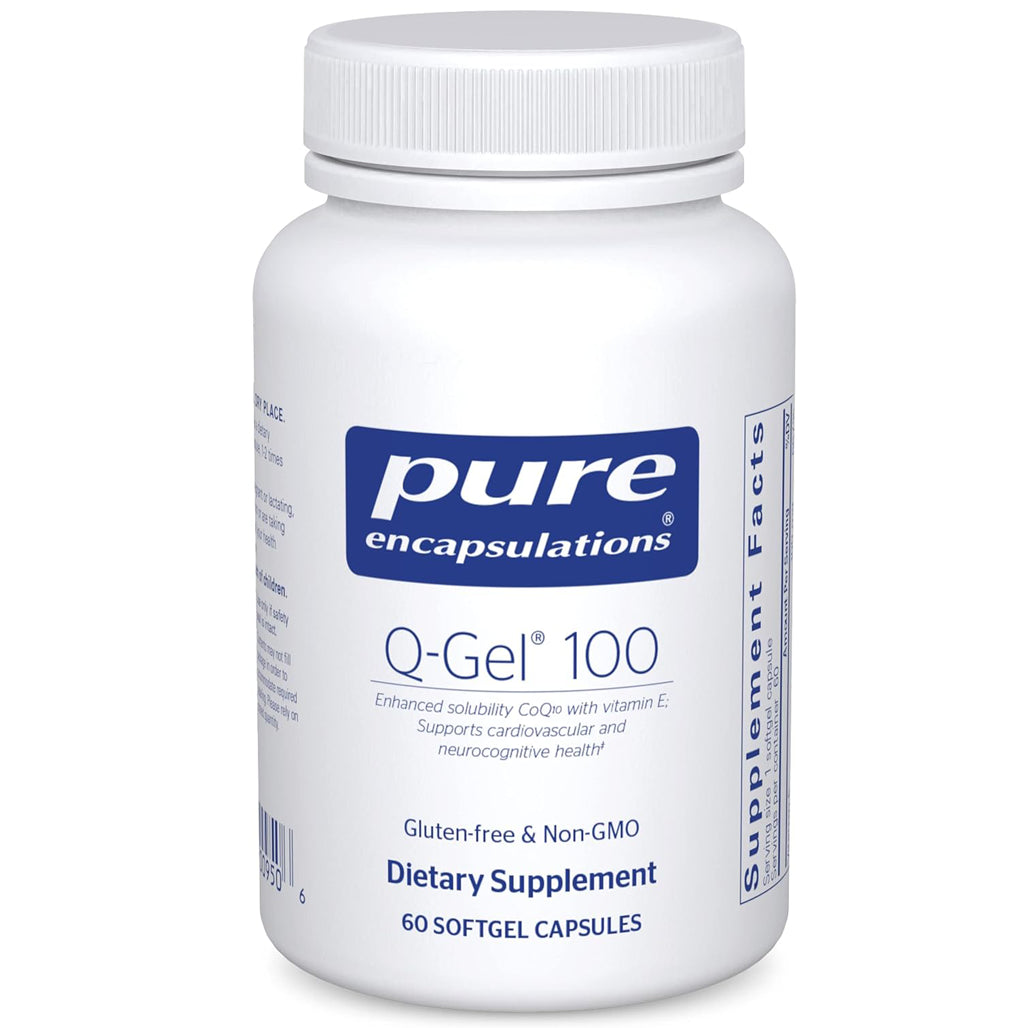 Pure Encapsulations Q-Gel 100 mg - 60 Capsules | Nutriessential