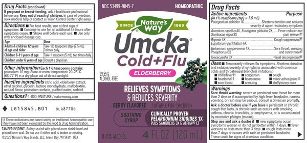 Umcka Cold+Flu Elderberry Syrup- Nutriessential.com